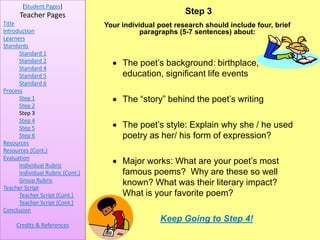 Beat Poet Webquest Pdf | PPT