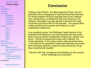 Beat Poet Webquest Powerpoint | PPT