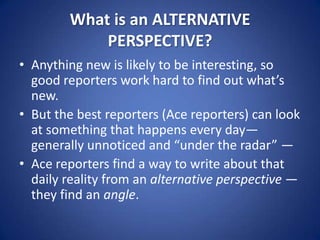Beat reporting 101 | PPTX