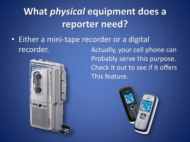 Beat reporting 101 | PPTX