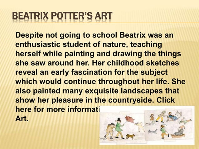 BEATRIX POTTER | PPTX | Pets