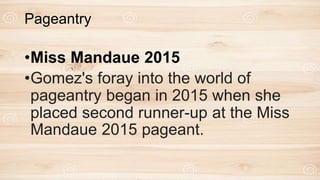 Beatriz Gomez Biography, life, career, Pageantry.pptx | Adoption and ...