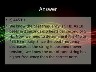 Beats Frequencies | PPTX