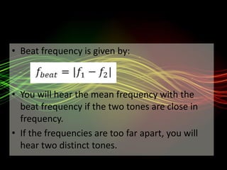 Beats Frequencies | PPTX