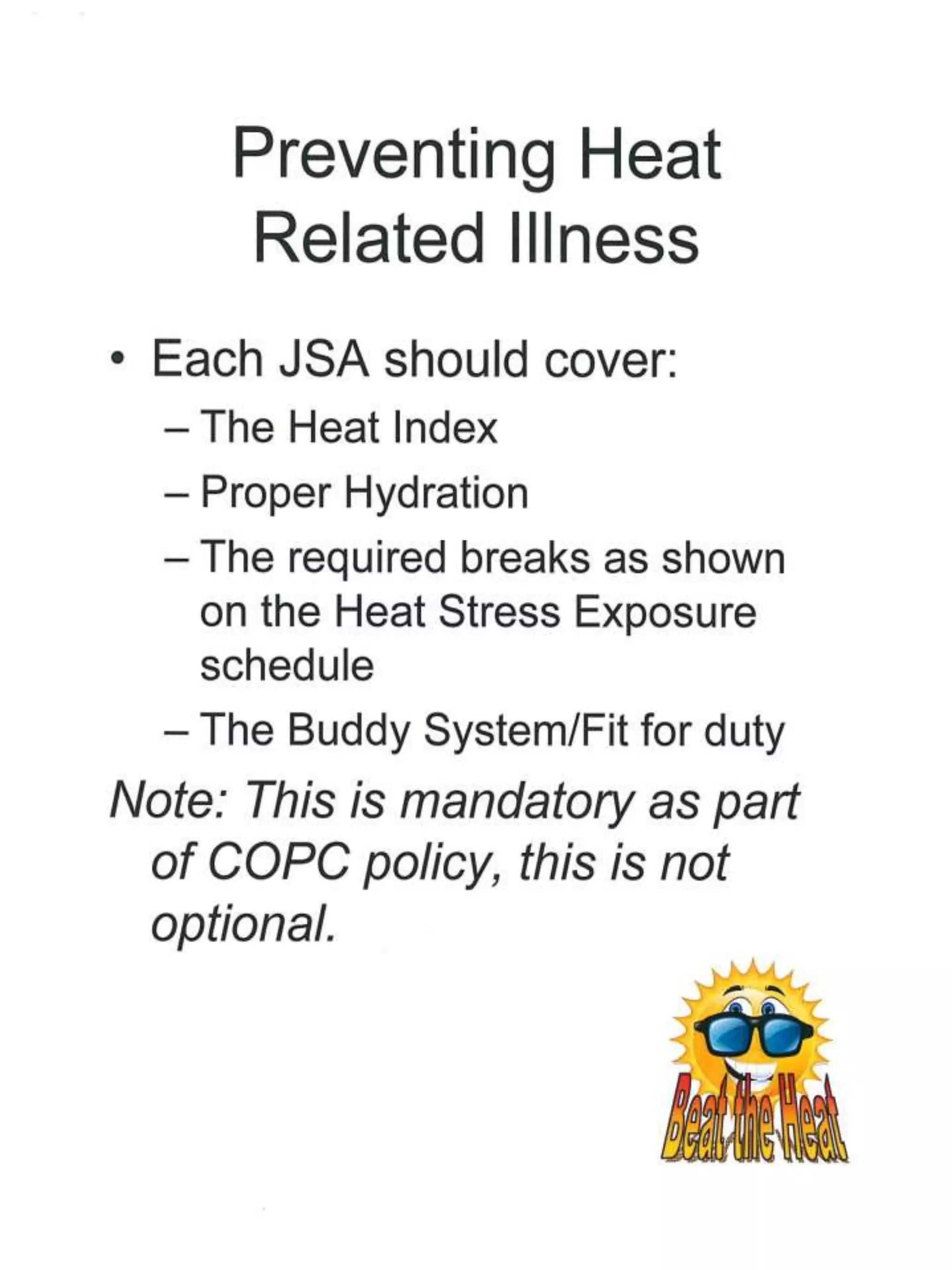 Beat the Heat Heat Stress Training | PPTX | Healthy Living