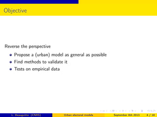 Spatial Models of Intra-Urban Behaviours | PDF
