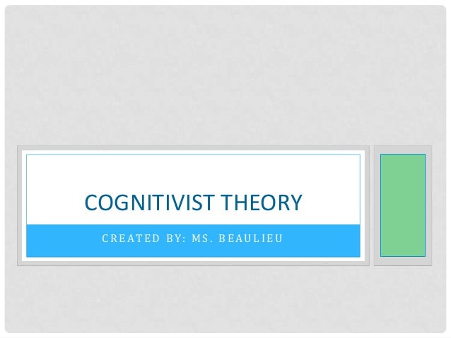 Cognitivist