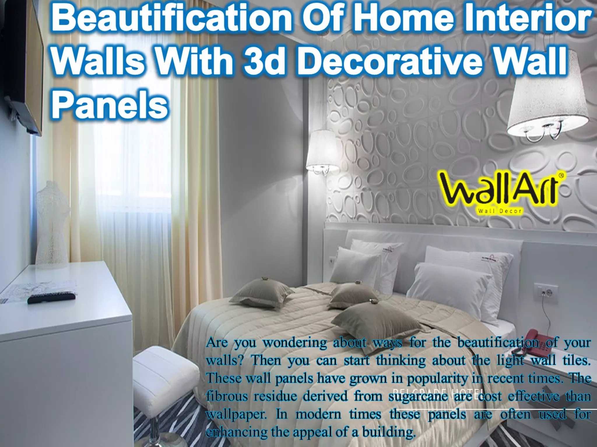 Beautification of home interior walls with 3d decorative wall panels | PPT