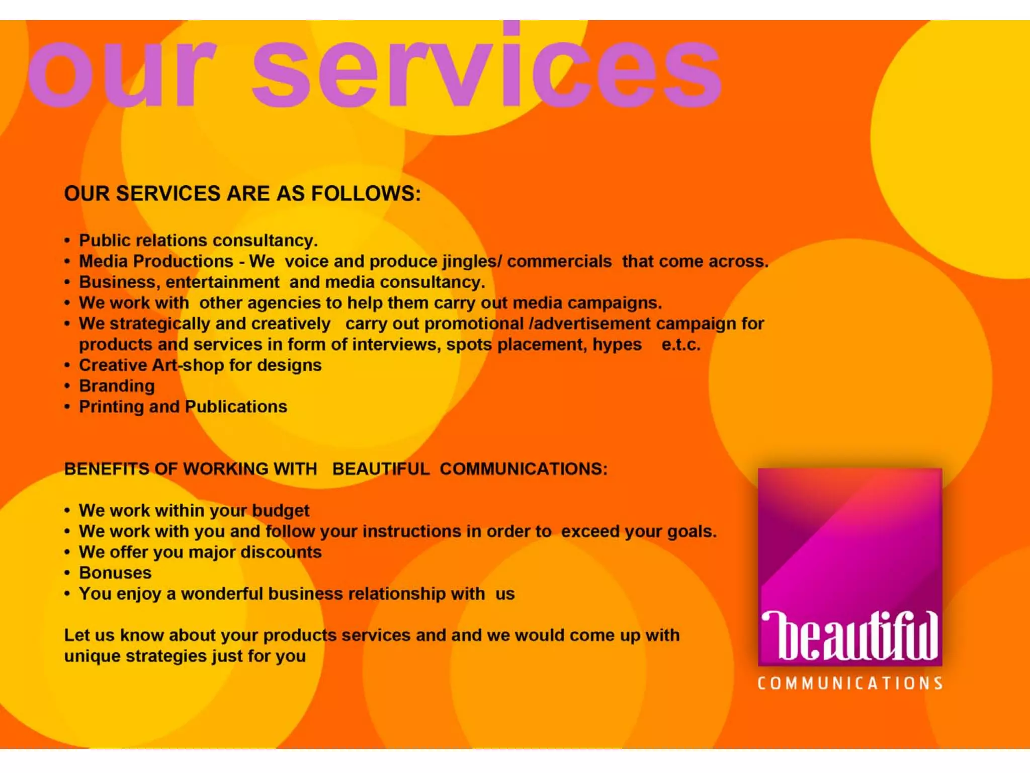 BEAUTIFUL COMMUNICATIONS | PPT