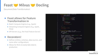 Smarter RAG Pipelines: Scaling Search with Milvus and Feast | PDF