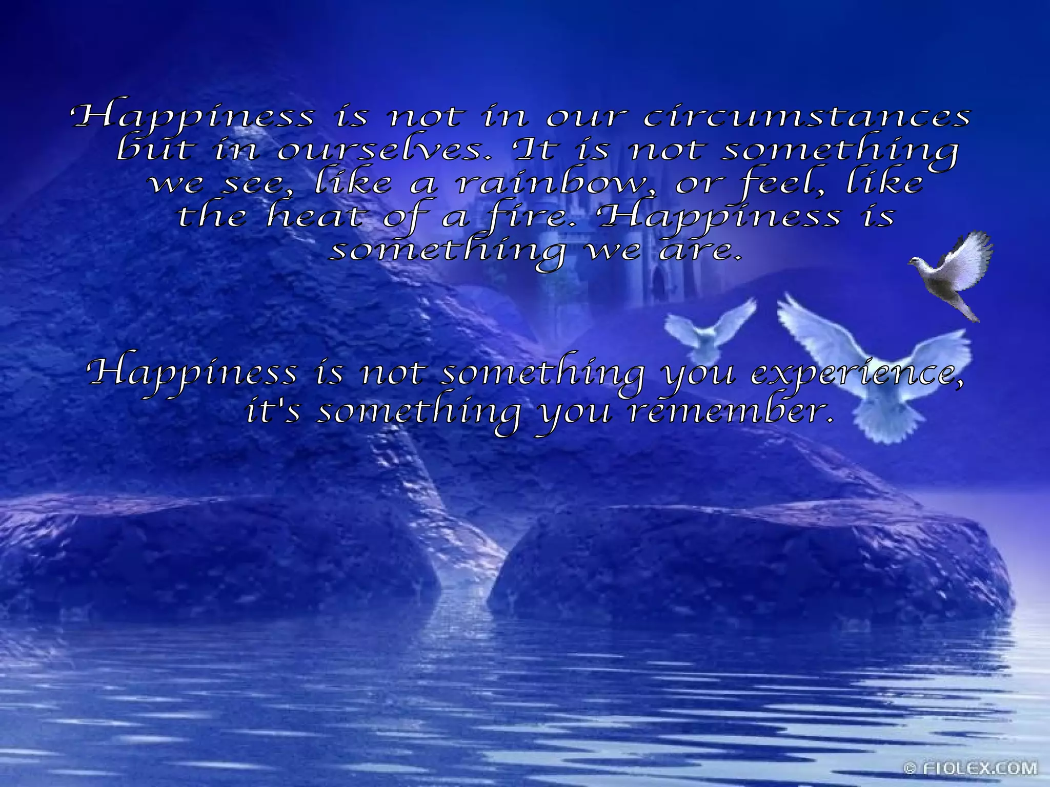 Beautiful Thoughts Of Happiness | PPS