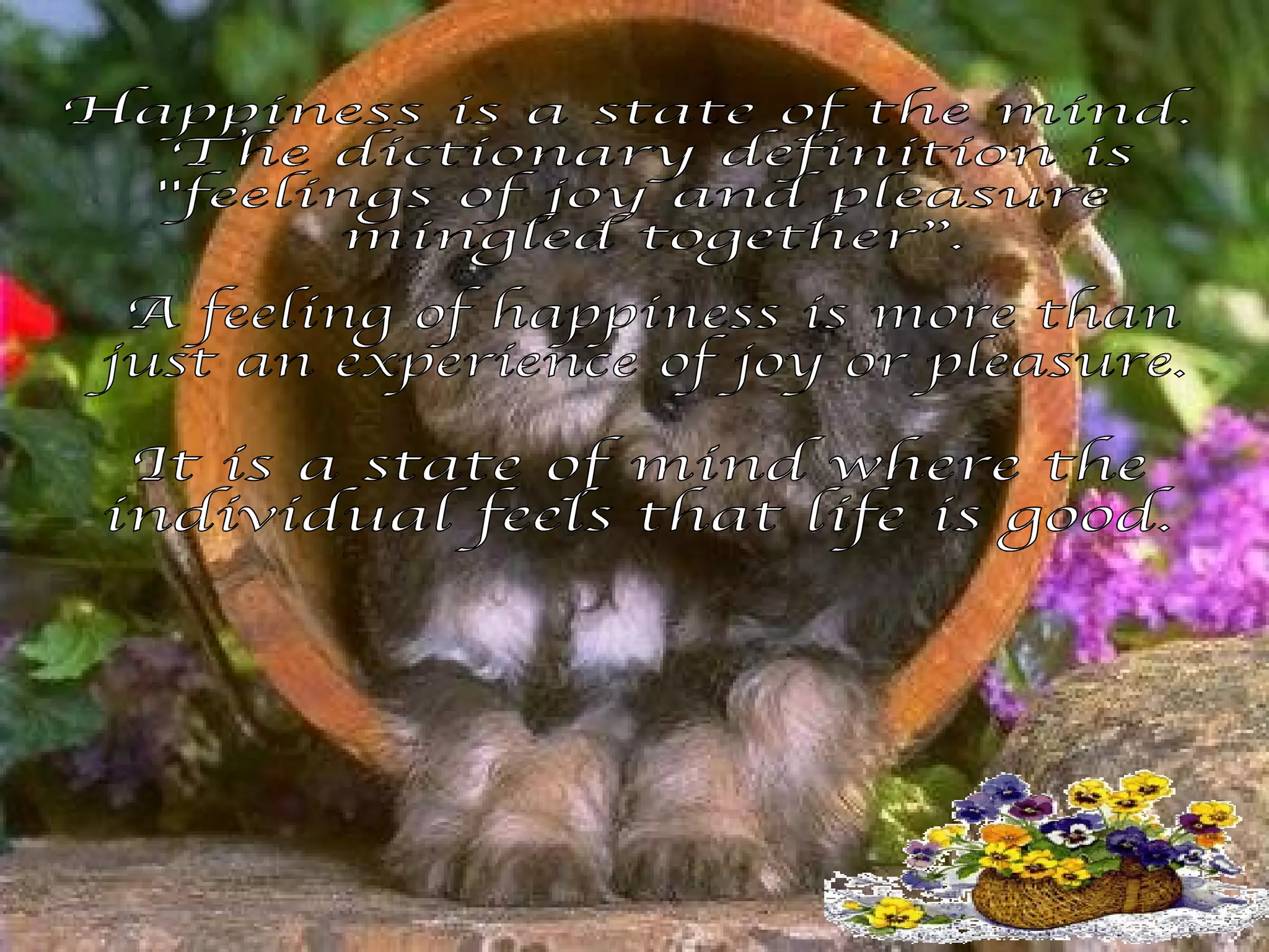 Beautiful Thoughts Of Happiness | PPS