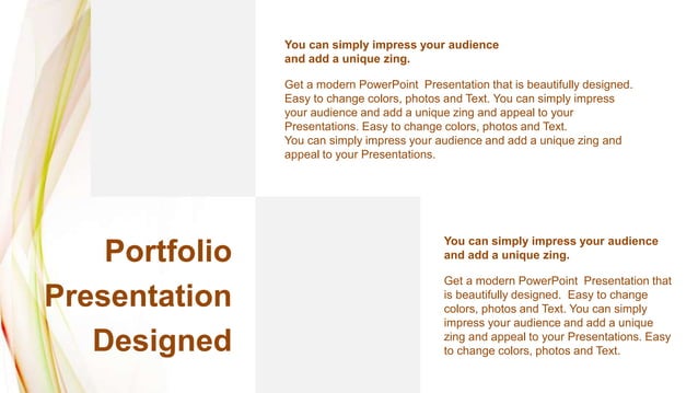 BeautifulWaveAbstract PowerPointTemplate | PPTX | Desktop Publishing | Computer Software and ...