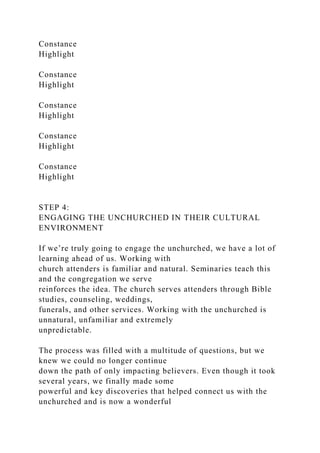 BEAUTIFUL CHURCH ___________________ SIX STEPS TO.docx