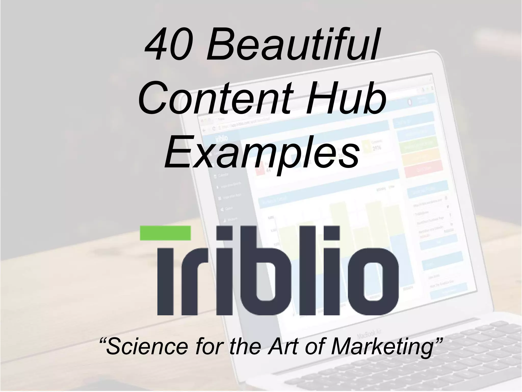 40 Beautiful Content Hub Examples | PPTX