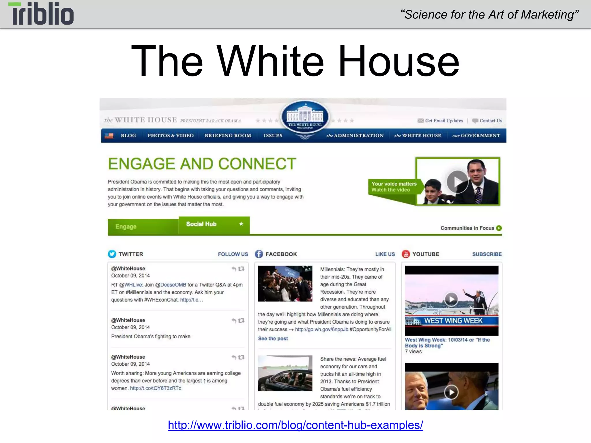 40 Beautiful Content Hub Examples | PPTX