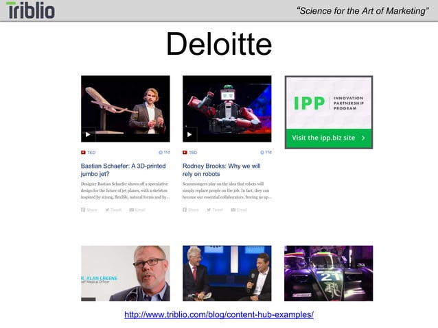 40 Beautiful Content Hub Examples | PPT