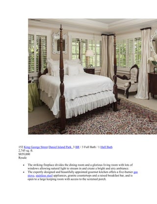 Beautiful corner homesite in desirable daniel island park | PDF