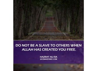 Beautiful Islamic Quotes and Sayings about Life | PPTX