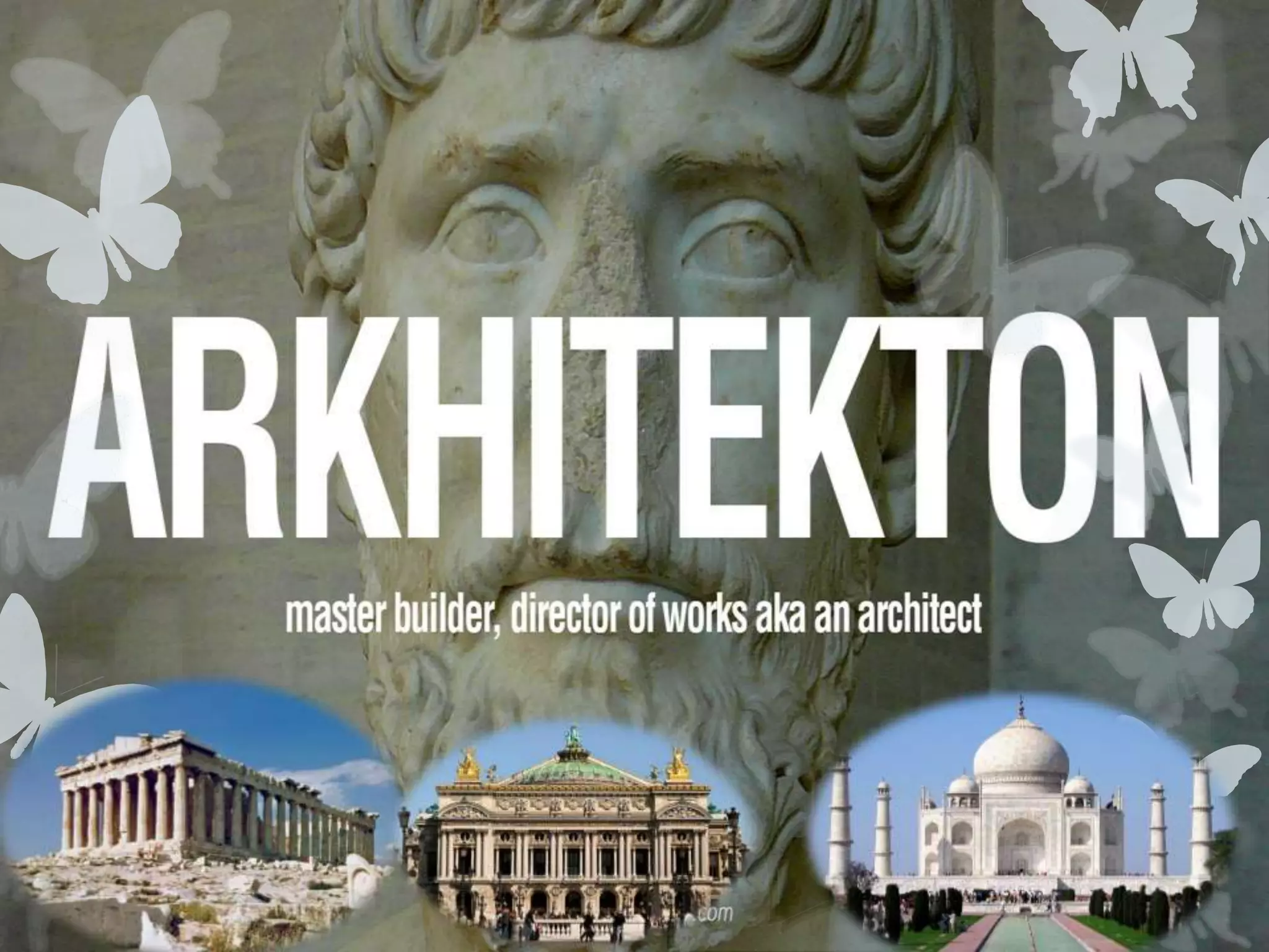 Beautiful latin and ancient greek architectural words | PPTX