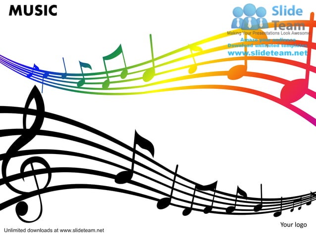 Beautifully designed festival music power point slides and ppt diagram ...