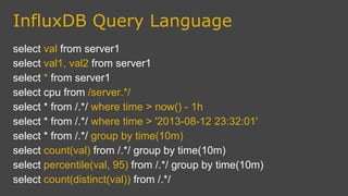 Beautiful Monitoring With Grafana and InfluxDB | PPT