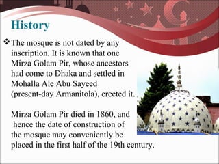 Traditional Mosque In Bangladesh | PPT