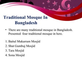 Traditional Mosque In Bangladesh | PPT
