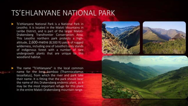 BEAUTIFUL PLACES TO VISIT IN LESOTHO.pptx