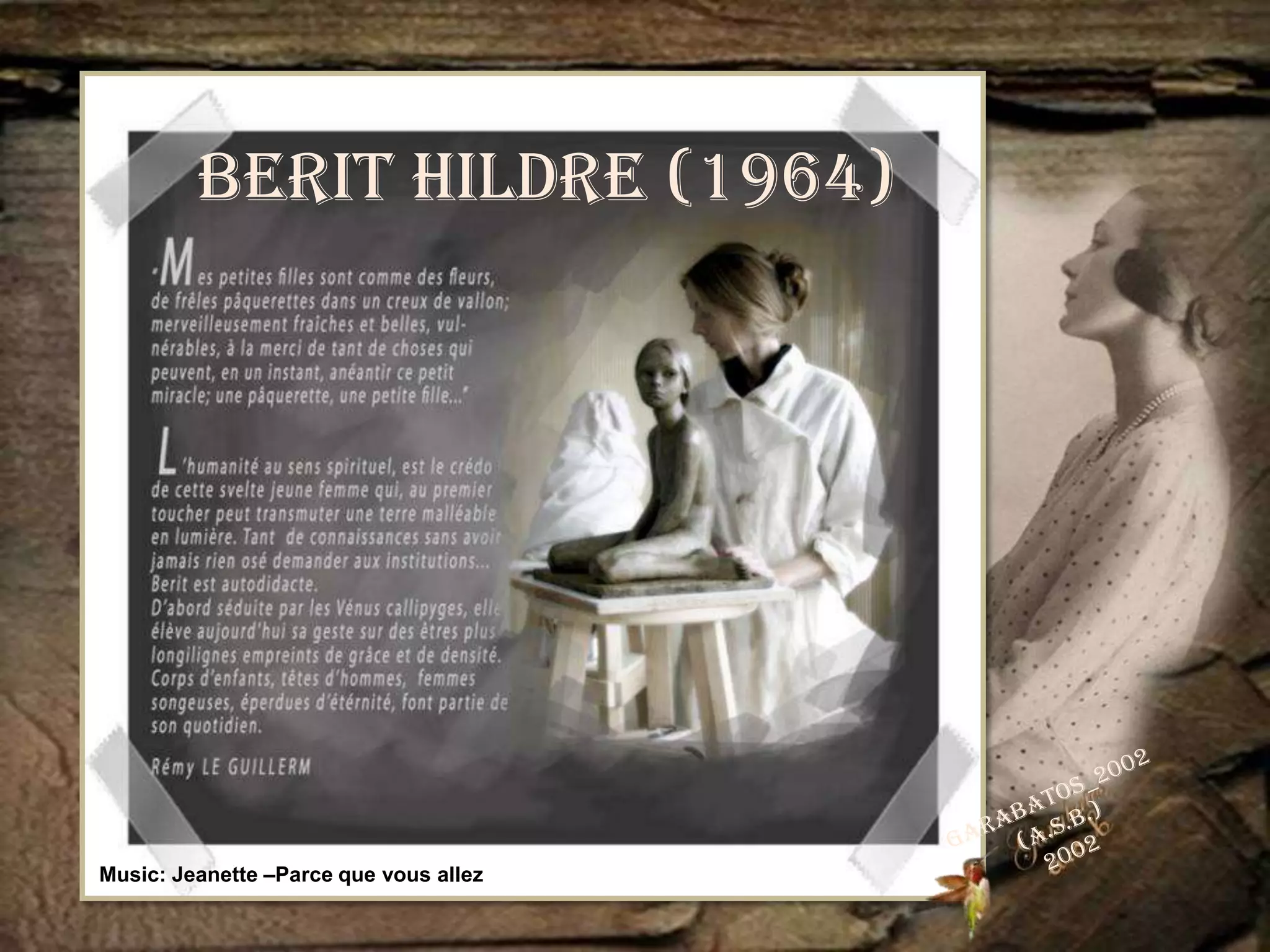 Beautiful Sculptures by Berit Hildre (1964) | PPSX | Music | Entertainment