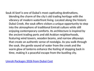 Beautiful Souk Al Seef in Dubai UAE.pptx