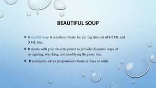 Beautiful soup | PPT