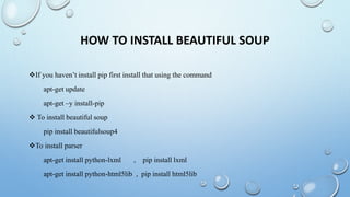 Beautiful soup | PPT