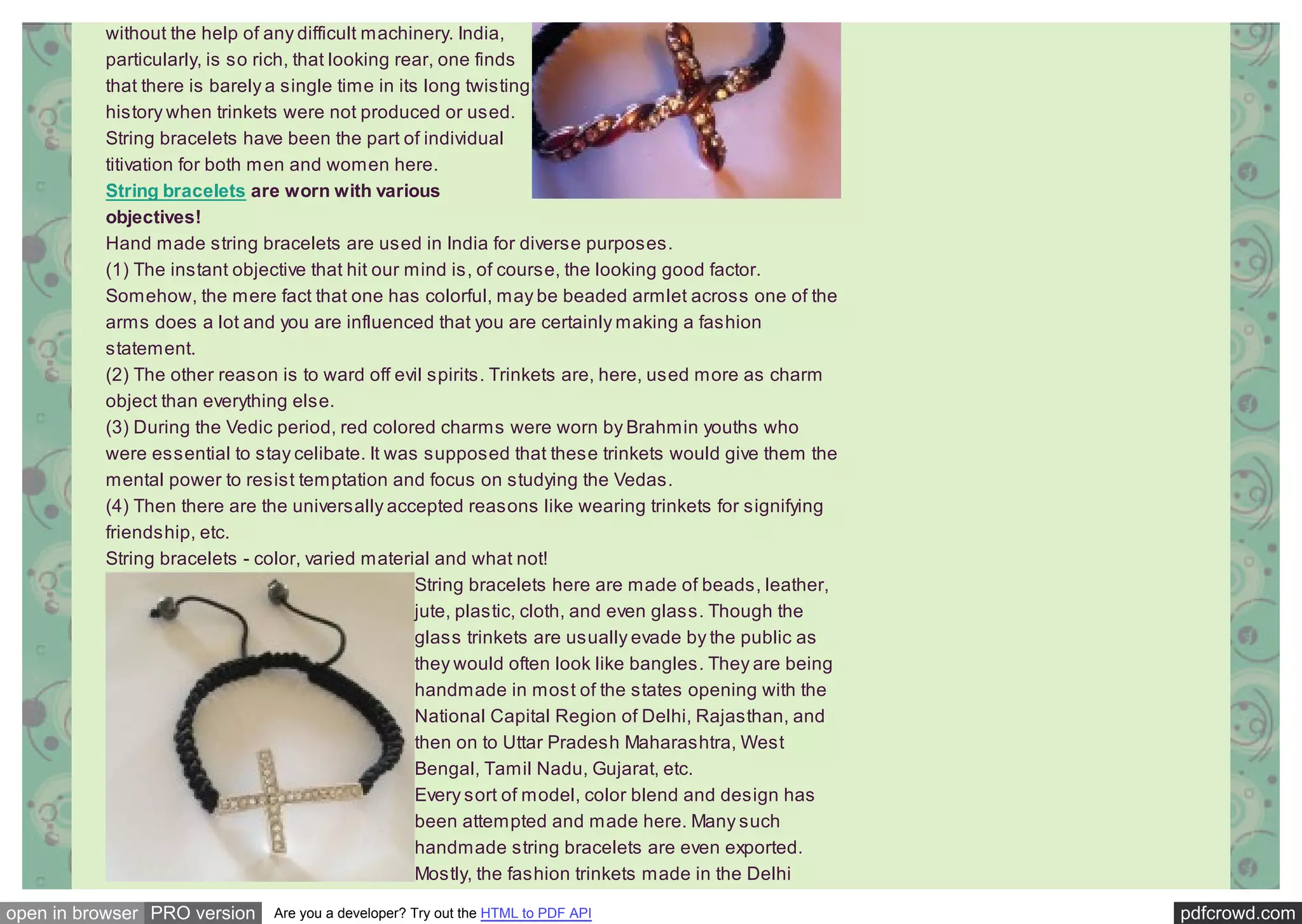 Beautifulstringbracelets metroblog com | PDF