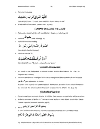 Beautiful sunnats of_beloved_nabi_saw | PDF