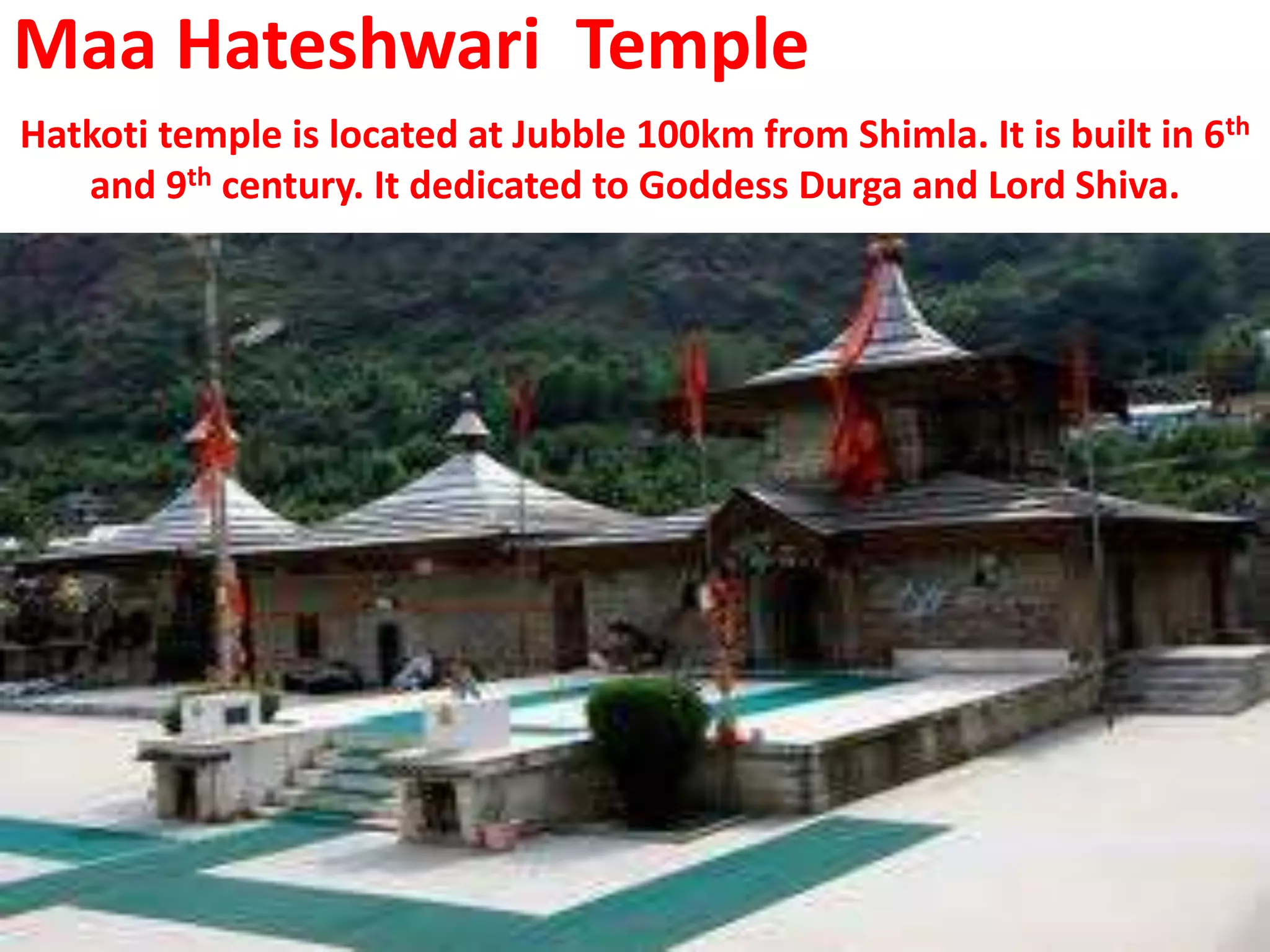 Beautiful temples in shimla | PPTX