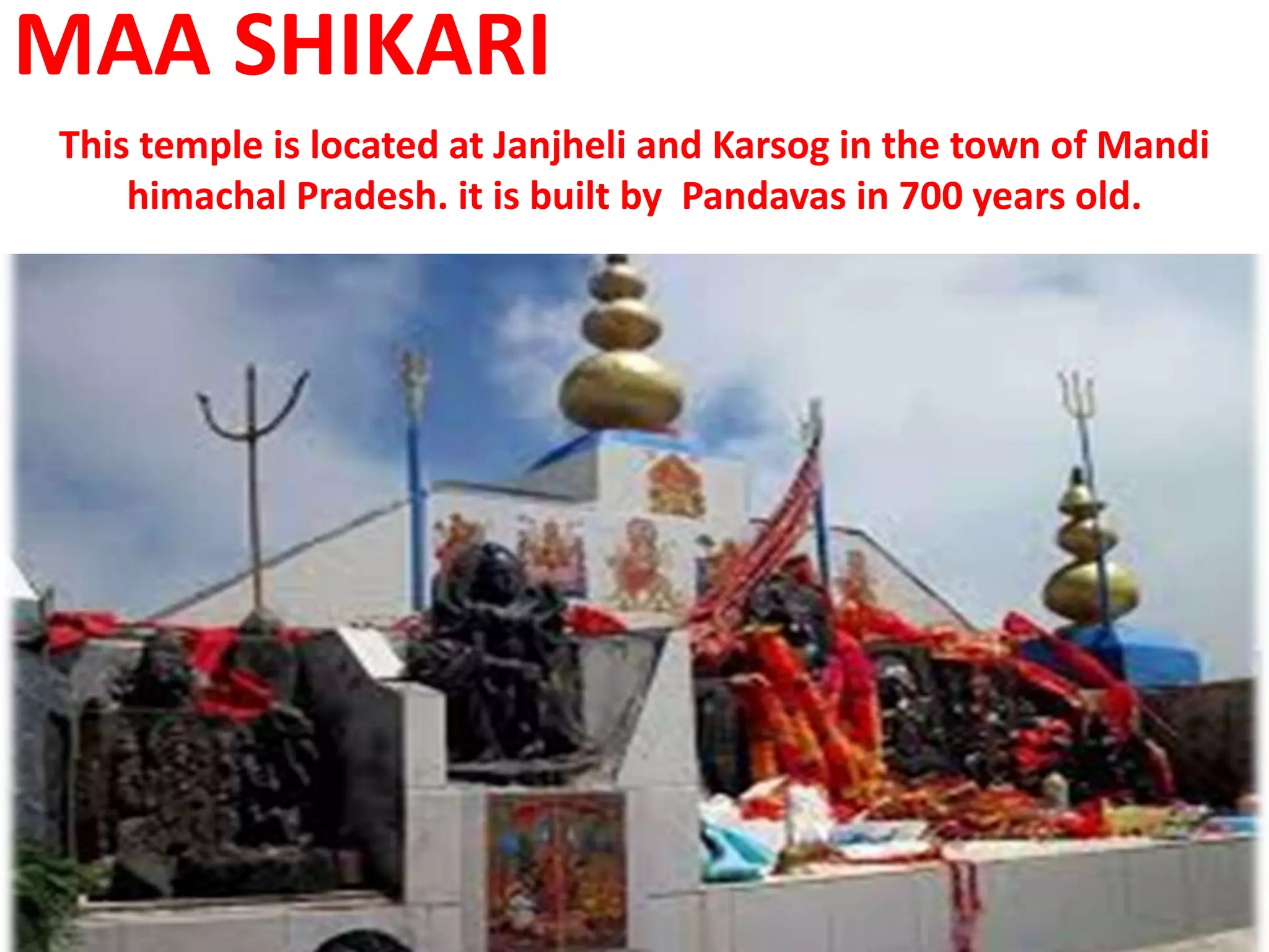 Beautiful temples in shimla | PPTX