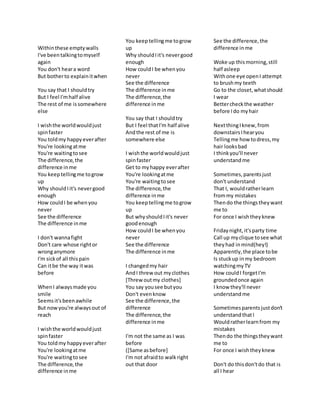 Beautiful thing lyrics | DOCX