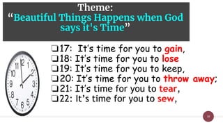 Beautiful things happened when god says it's time (1) | PPTX