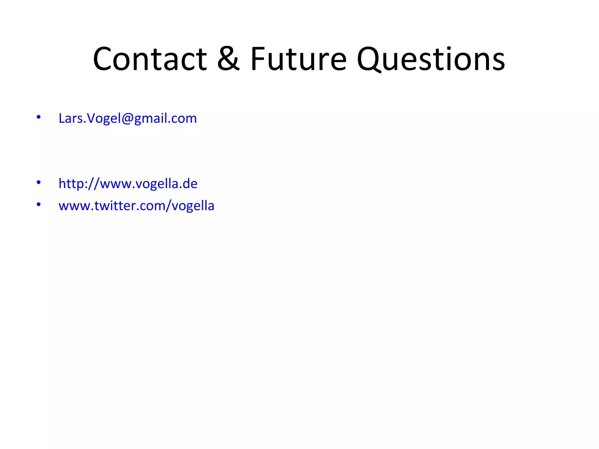 Beautiful UIs With JFace Databinding | PPT
