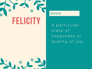 20 Beautiful words | PPT