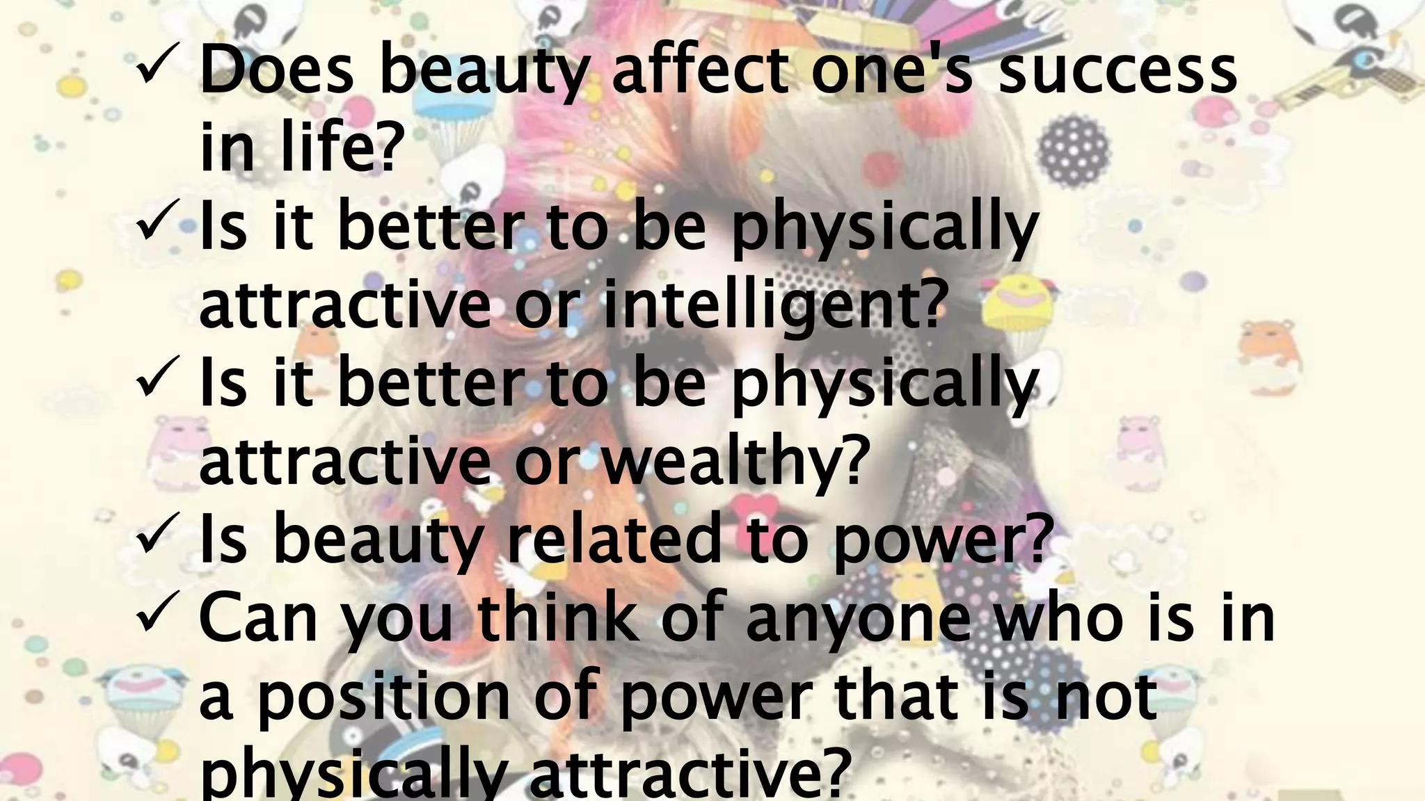 Beauty and-physical-appearance | PPT