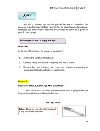BEAUTY-CARE-GRADE-9 module quarter 1 to 4pdf | PDF