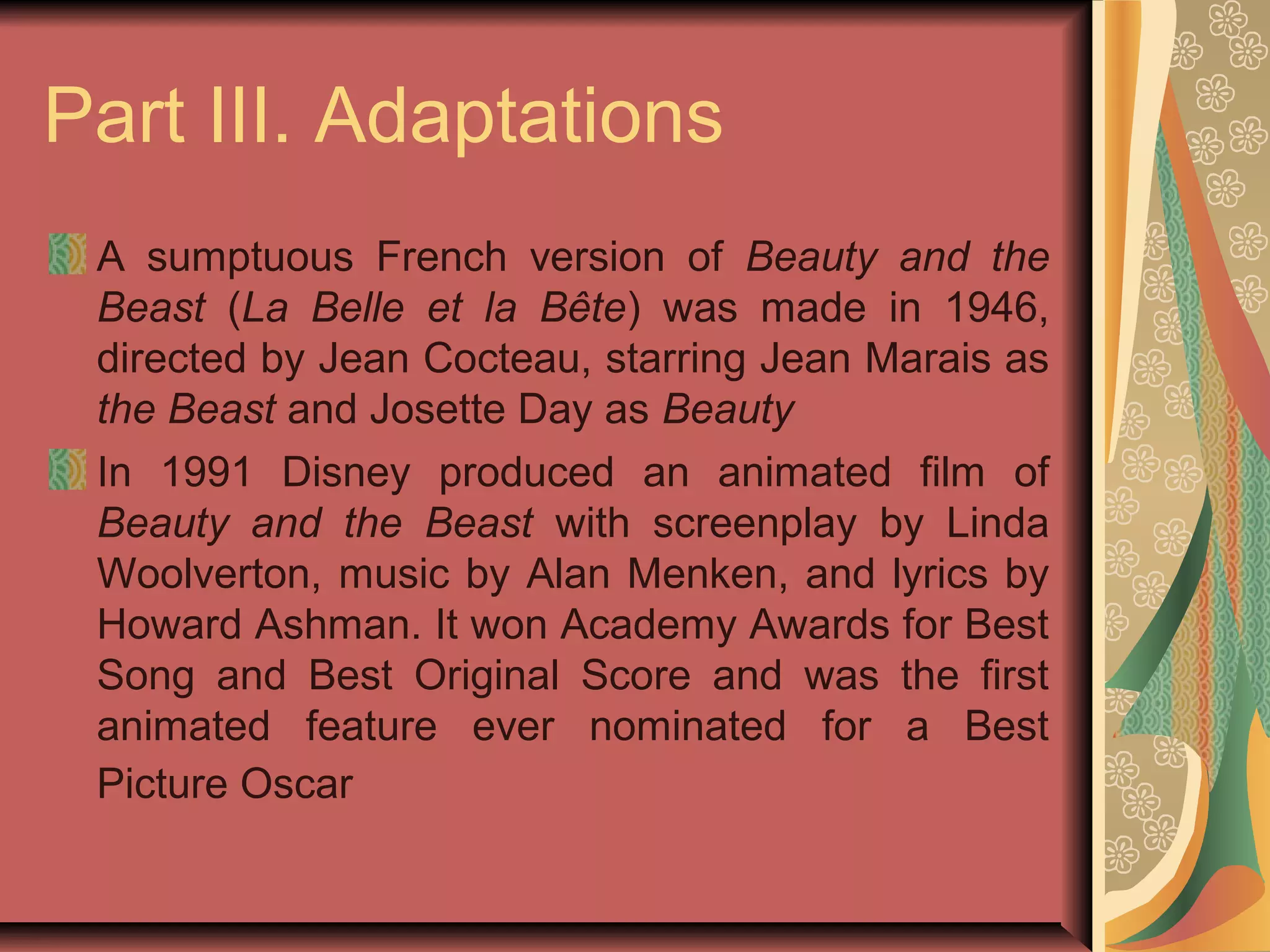 Beauty and the beast | PPT