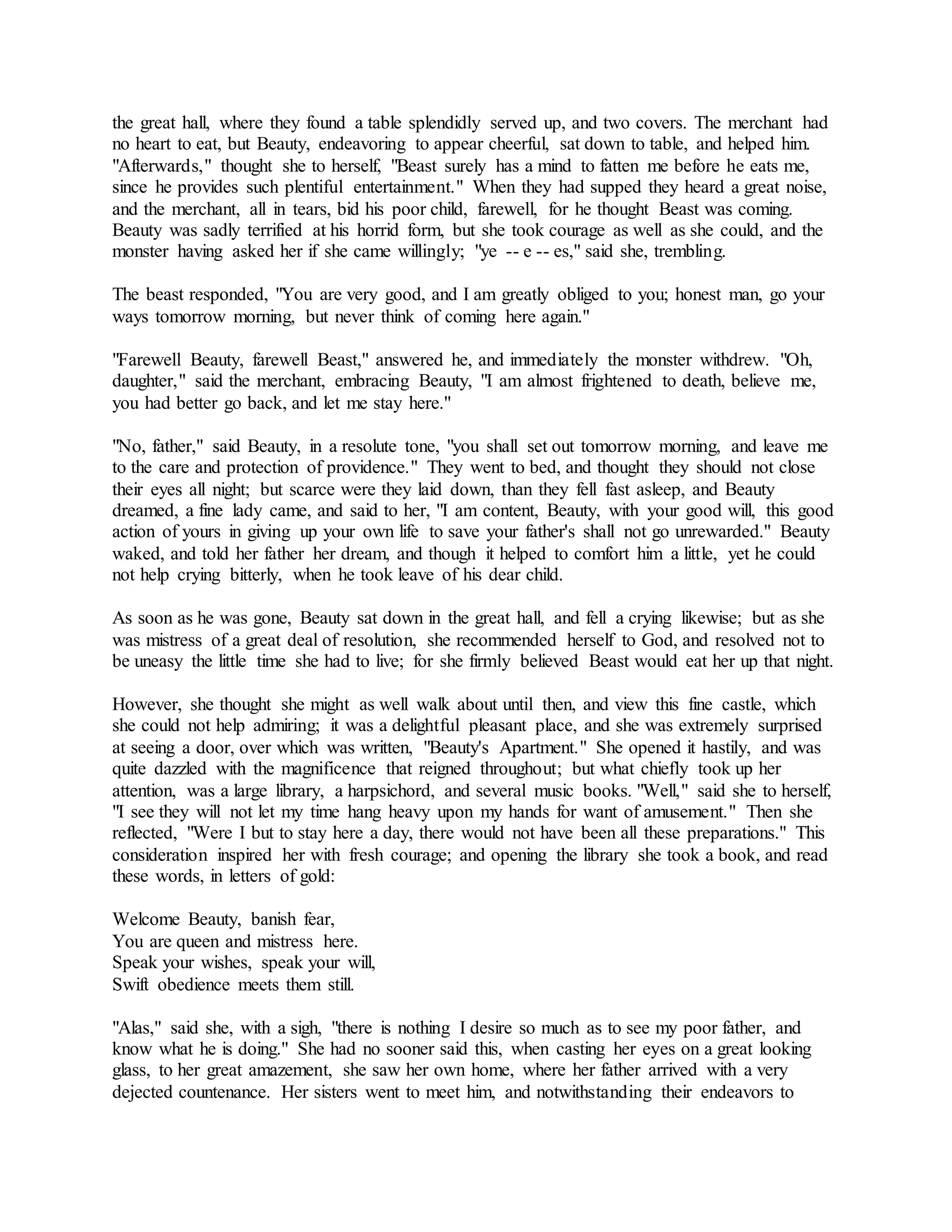 Beauty and the Beast | DOCX