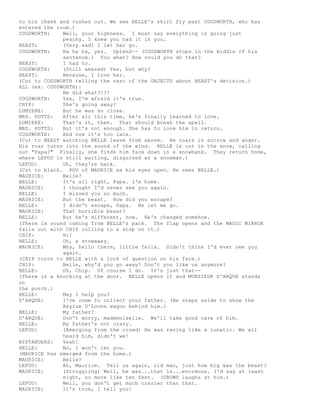 Beauty and the beast script | DOCX