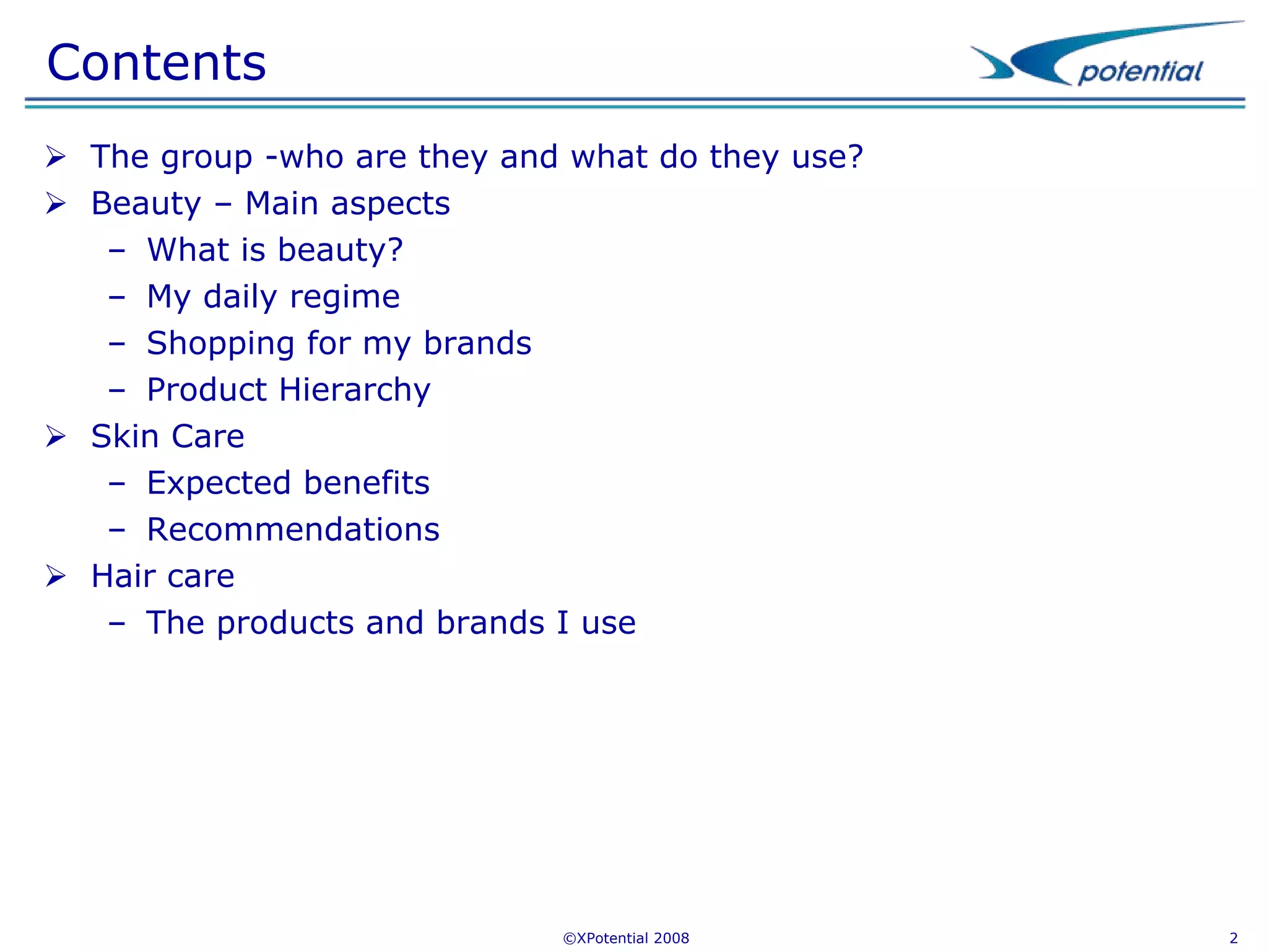 Beauty Consumer Focus Group | PDF