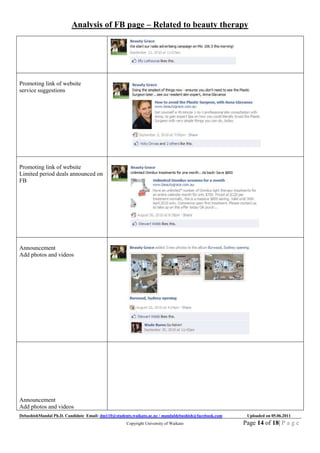 Beauty industry facebook strategy sme | PDF