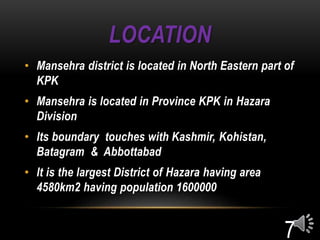 Beauty of mansehra | PPTX