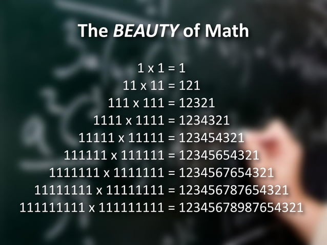 BEAUTY of Math | PPT